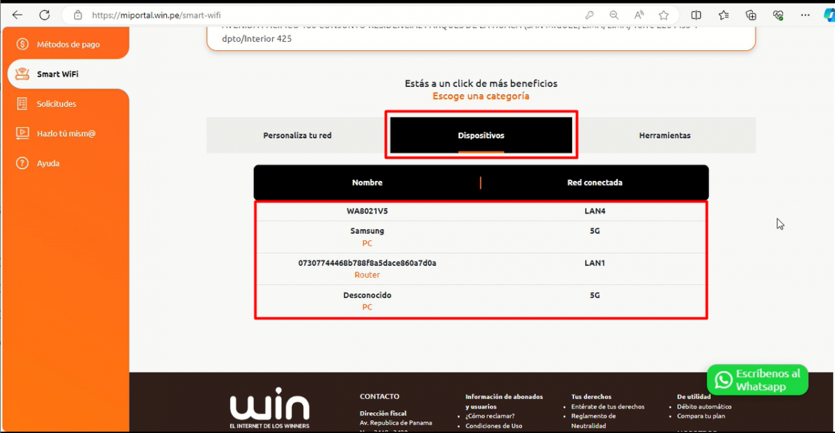 Smart WiFi: Cómo cambiar la contraseña de mi WiFi WIN y más - WIN Internet