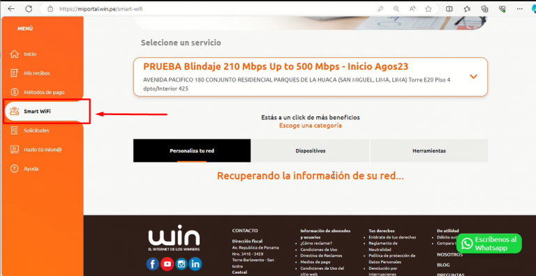 Smart WiFi: Cómo cambiar la contraseña de mi WiFi WIN y más - WIN Internet