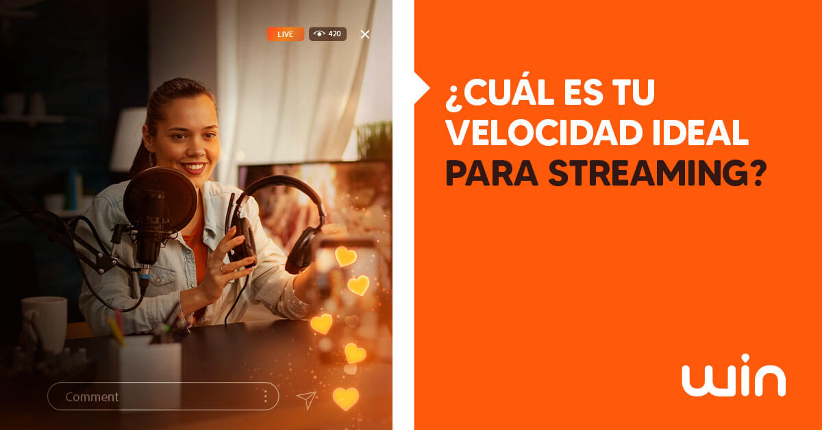 Internet para streaming: ¿Qué velocidad necesitas? - WIN Internet